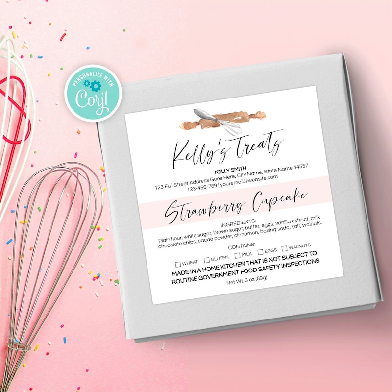 Food Labels - Etsy