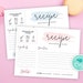 Editable Recipe Card Template, Printable Baker Recipe Note, Watercolor ...