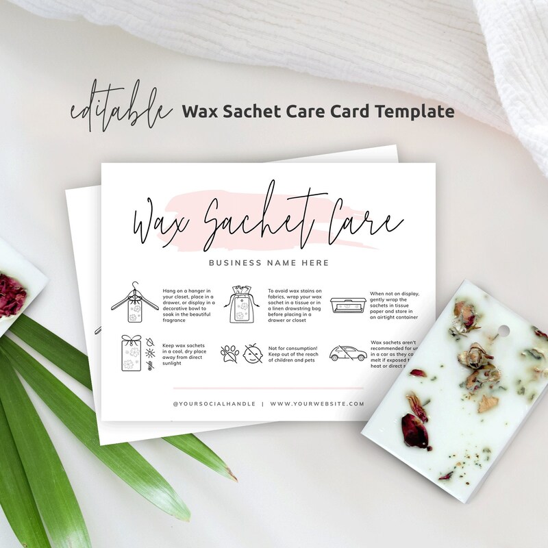 Scent Sachet Cards - Etsy UK