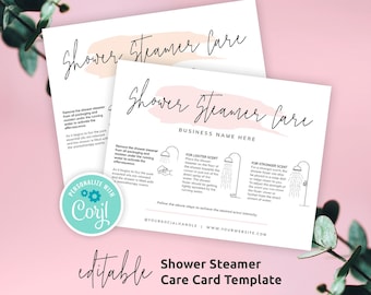 Shower Steamer Instructions - Etsy