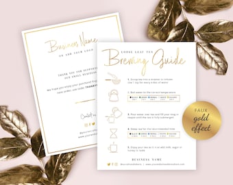 Printable Tea Label Template Bundle Editable Tea Labels - Etsy