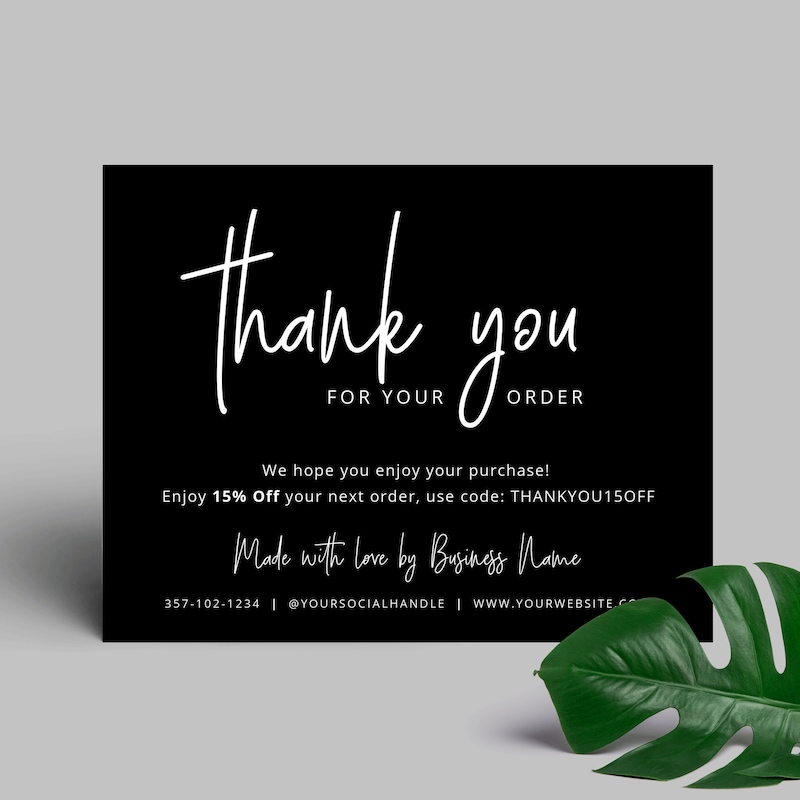 Package Insert - Etsy