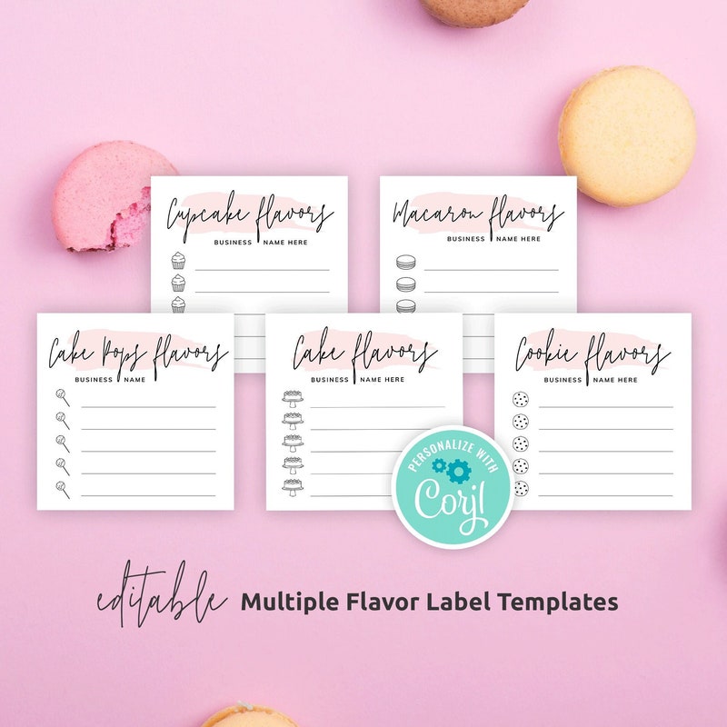 Cupcake Labels - Etsy