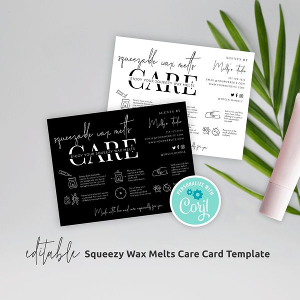 Squeeze Wax Warning Labels - Etsy