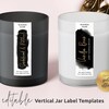 Nail Polish Label Template, Editable Gel Polish Bottle Wraparound ...