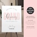 Grand Opening Welcome Sign Template, Feminine Pink Launch Party Signage ...