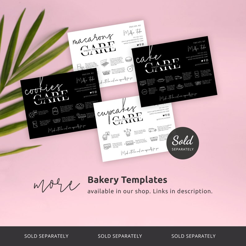 DIY Macarons Menu Template Minimalist Macarons Flavor List - Etsy