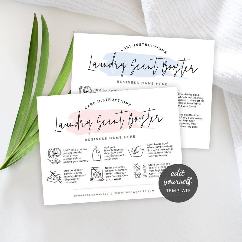 Laundry Detergent Label - Etsy