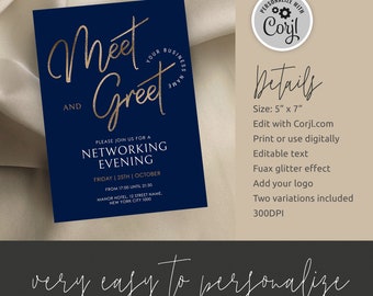 Business Networking Invitation Sample