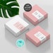 Editable Box Seal Label Template, Feminine Packaging Seal Sticker ...