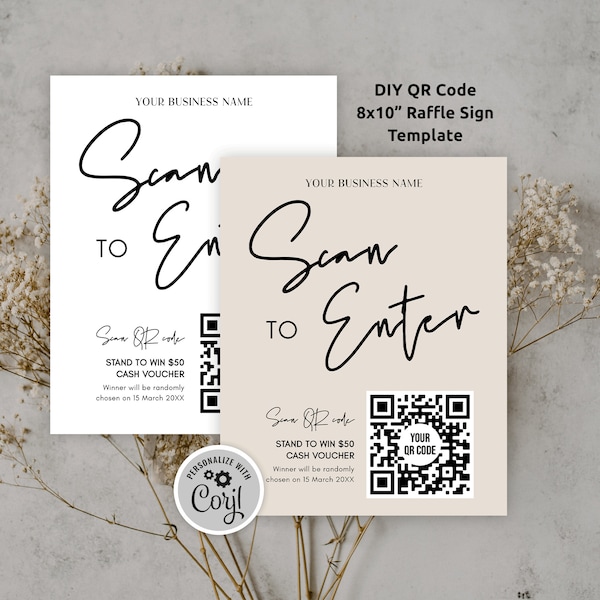 Enter to Win Raffle Sign - Etsy