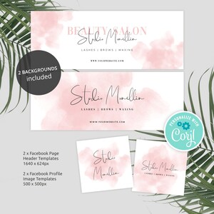 DIY Facebook Cover Design, Facebook Page Banner Template, Editable ...