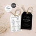 Editable Florist Hang Tag Template, Minimalist Flowers Care ...