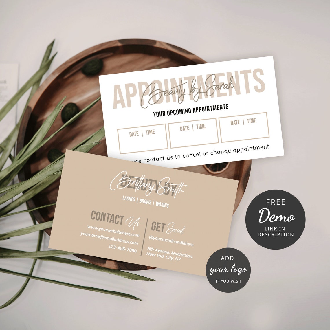 Modern Booking Reminder Template Editable Appointment - Etsy