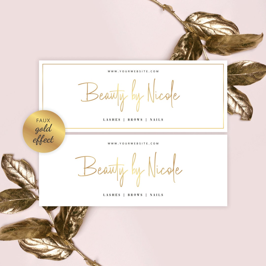 Facebook Page Cover Template, Editable Facebook Header, Faux Gold ...