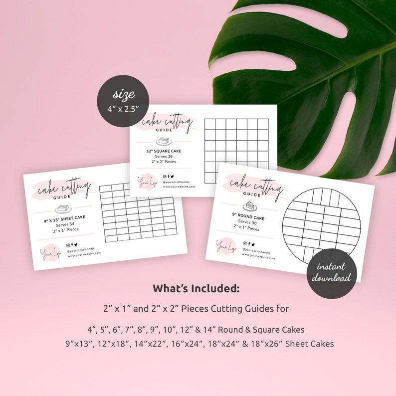 Printable Cake Cutting Guides Editable Wedding Cakes Cutting - Etsy