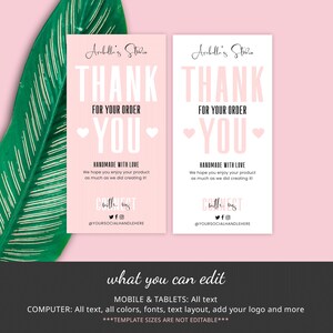 Feminine Box Shipping Label Template, Custom Box Seal Sticker ...