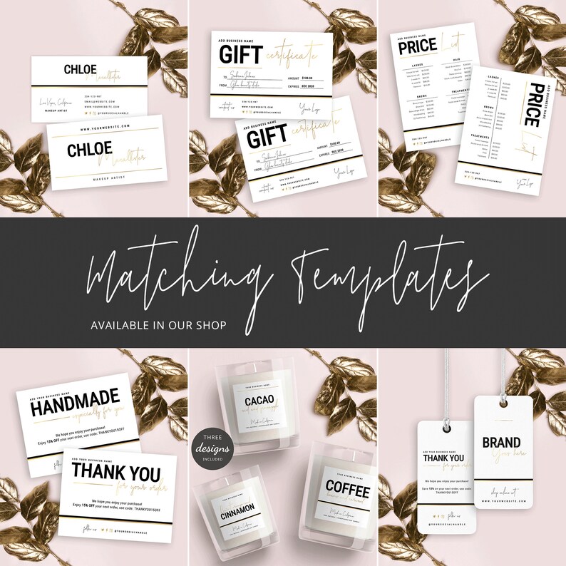 Vertical Product Labels Template 2x3 - Etsy