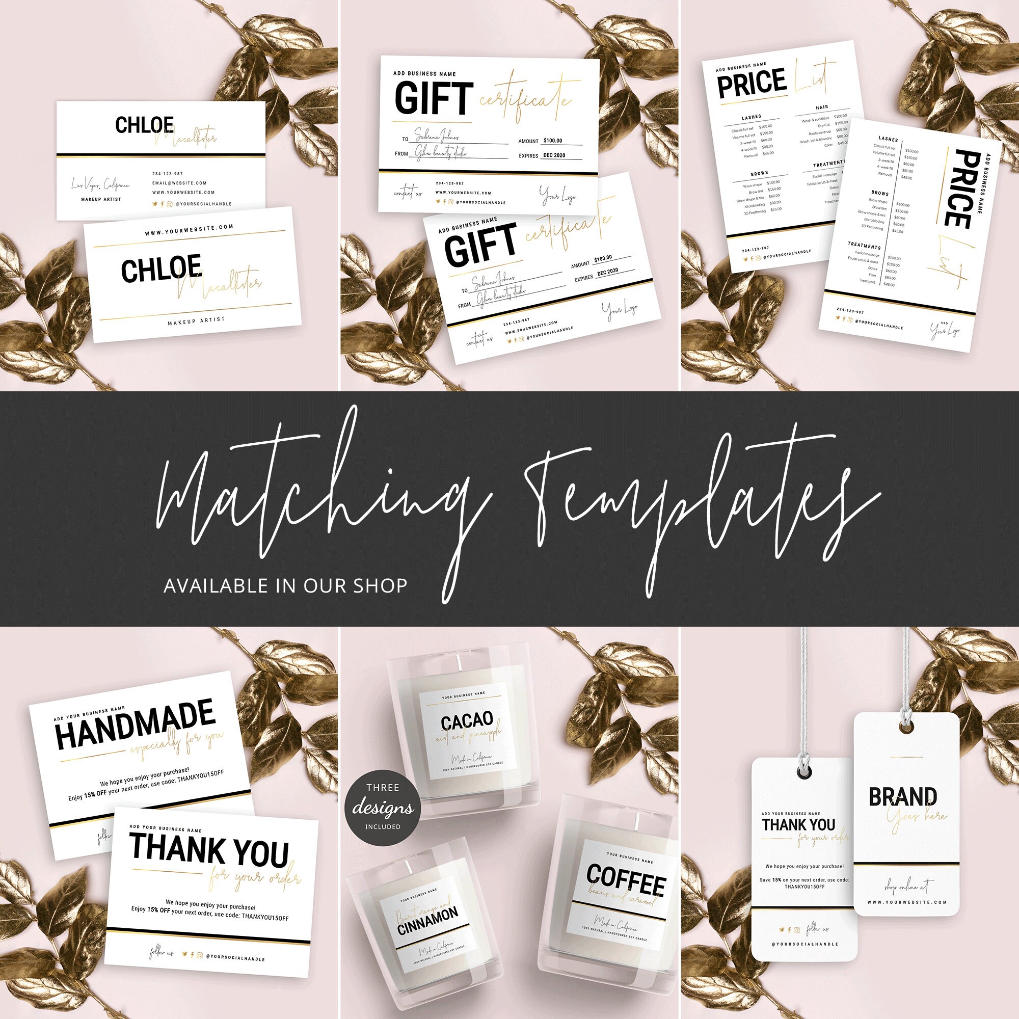 Vertical Product Labels Template 2x3 - Etsy