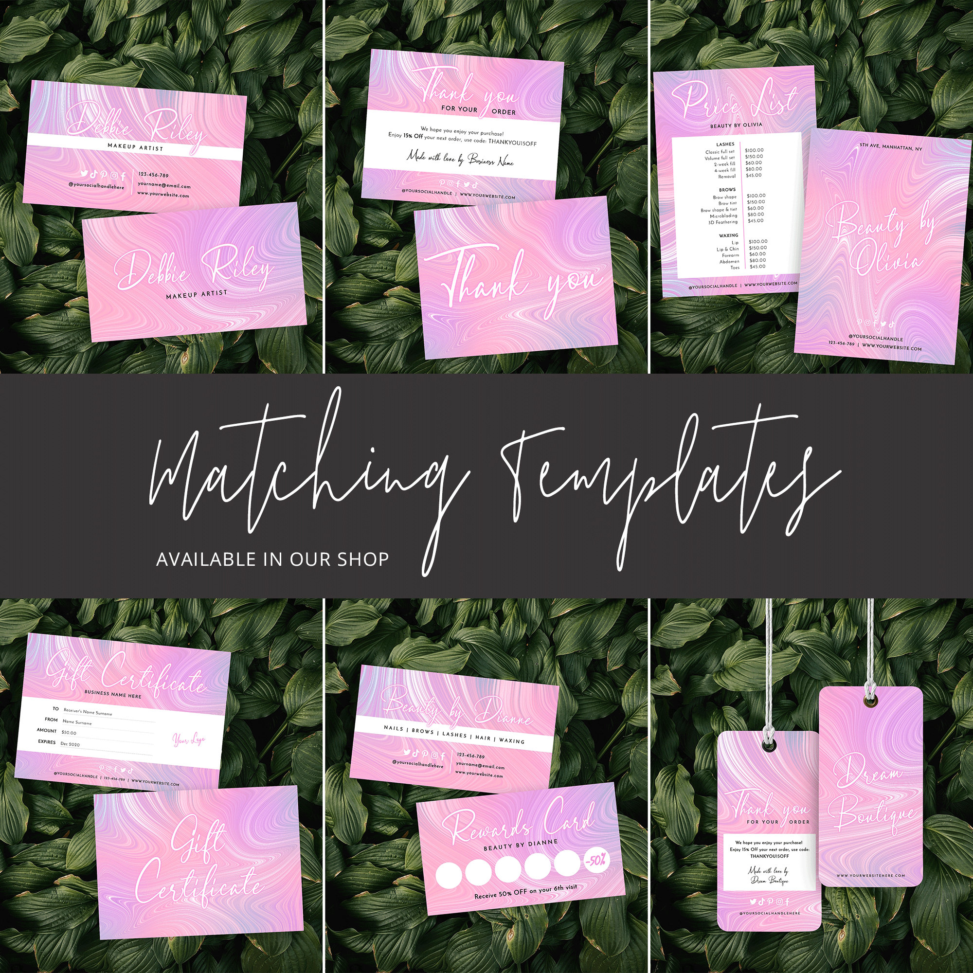 Customisable Price List Template DIY Pricing Guide Printable - Etsy Canada