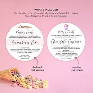 Made in Home Kitchen Labels Template, DIY Cottage Law License Sticker 2 ...