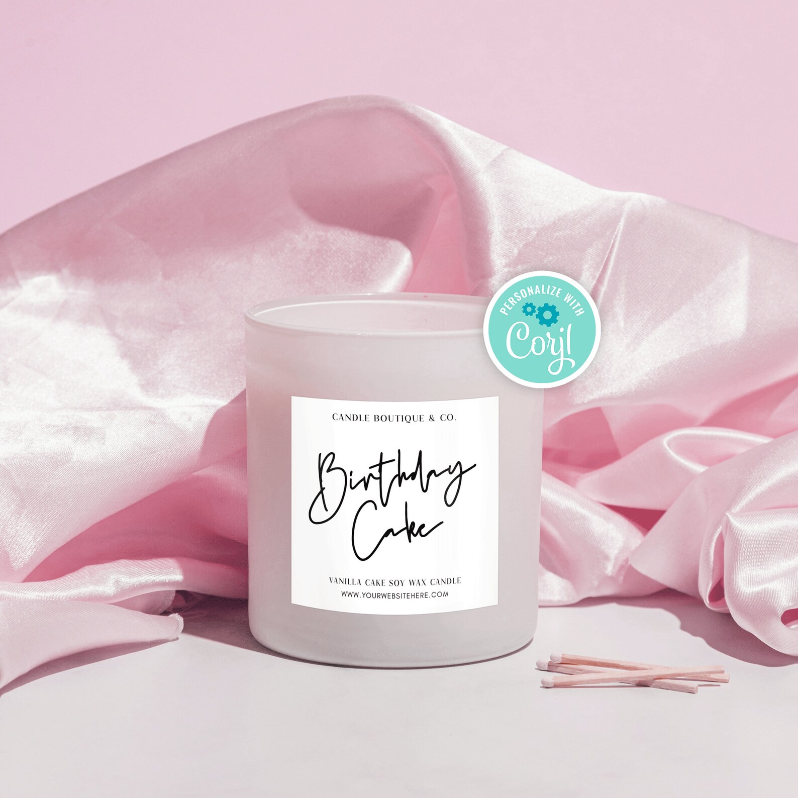 Birthday Candle Label Templates Birthday Cake Candles - Etsy