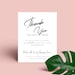 Editable Thank You for Order Cards, Printable Thank You Card Template ...