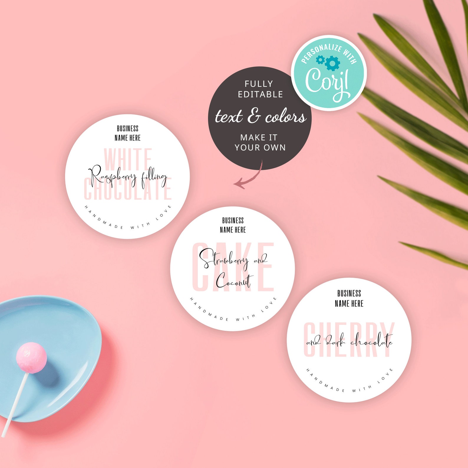 Flavor Labels Template, Editable Scent Name Product Labels, Printable ...