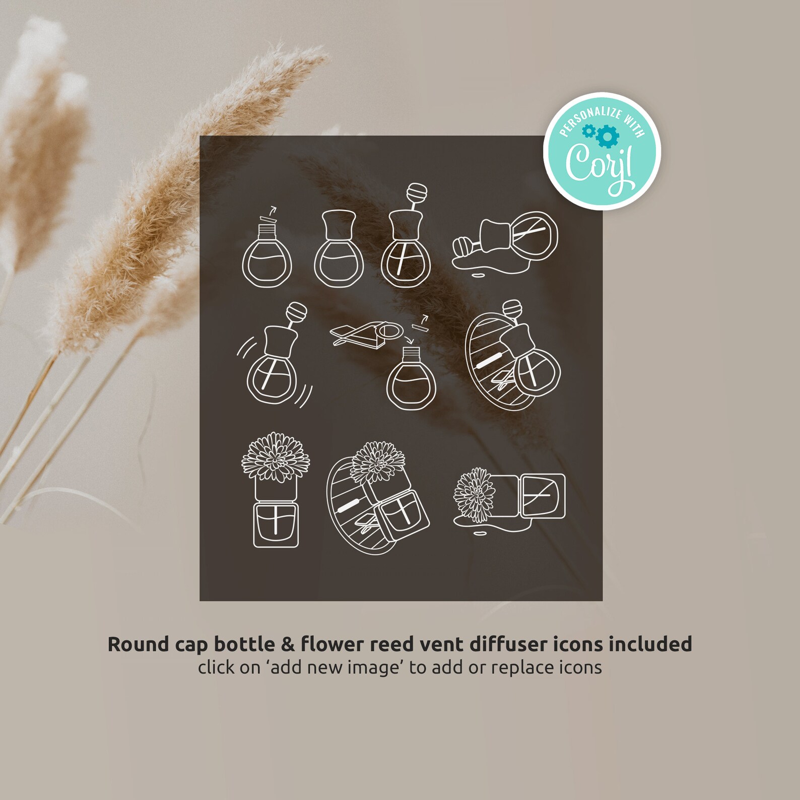 Car Vent Diffuser Care Card Template, Car Reed Diffuser Safety Guide ...