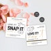 Love Snap Share Template Black & Gold Editable Share on - Etsy