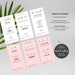 Editable Box Seal Label Template, Feminine Packaging Seal Sticker ...