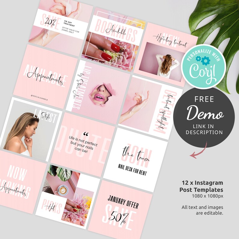 DIY Instagram Stories and Posts Instagram Branding Kit - Etsy UK