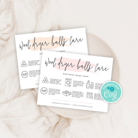 Woolzies dryer balls instructions store