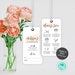 Florist Hang Tag Template, Printable Flowers Care Instructions Tag ...