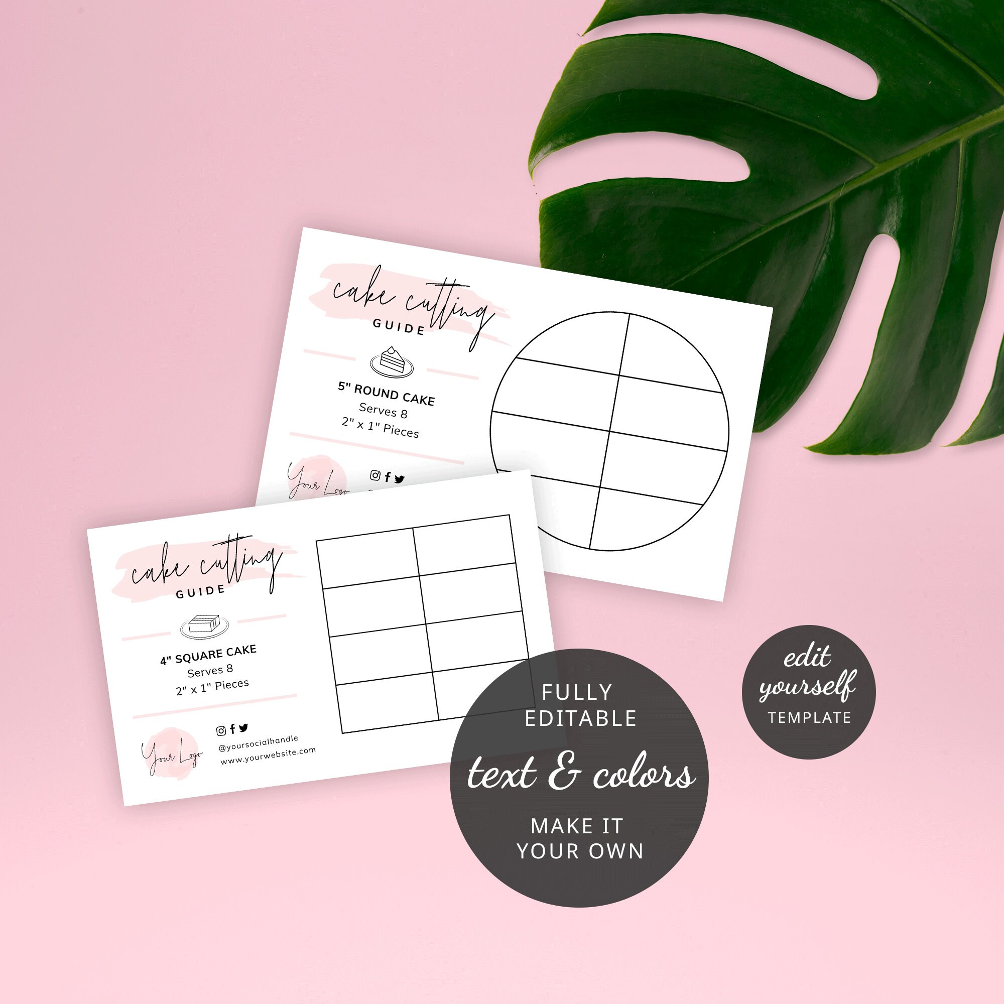 Square Wedding Cake Template