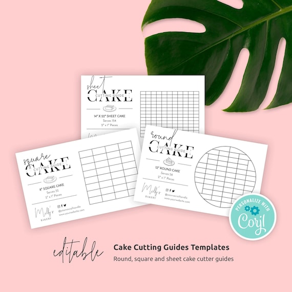 Square Cake Template