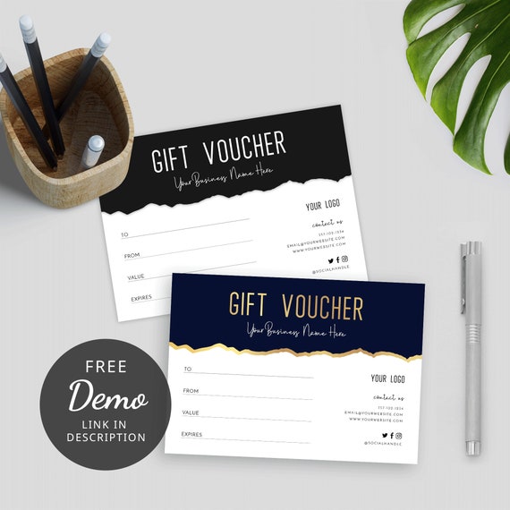 Avery Gift Certificate Template
