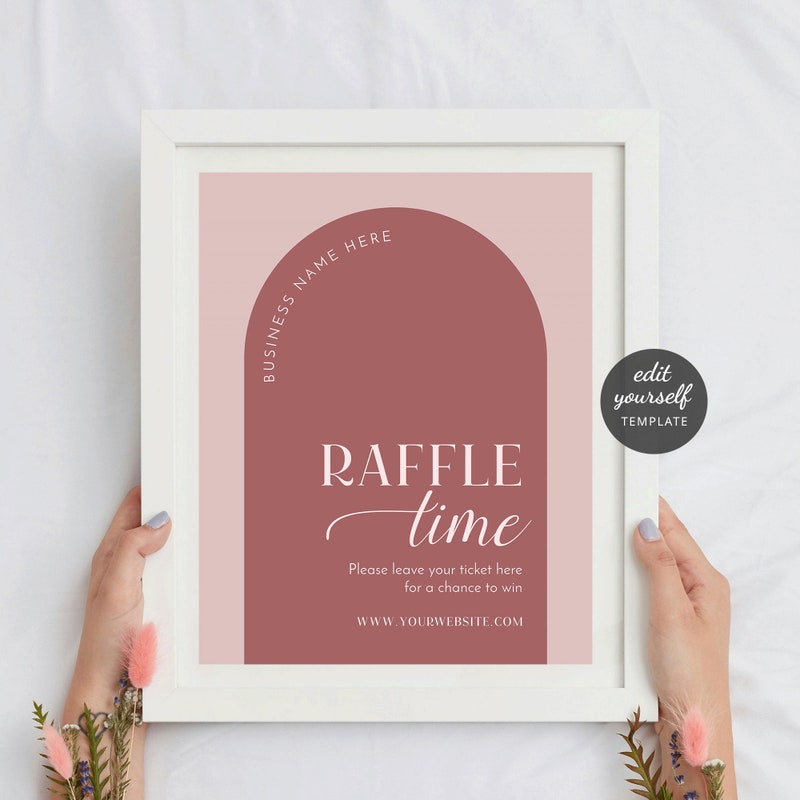 Enter to Win Raffle Sign - Etsy