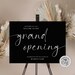 Business Grand Opening Welcome Sign Template, Elegant Boutique Launch ...