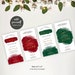 Christmas Box Seal Label Templates Editable Parcel Stickers - Etsy