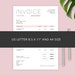 Invoice Template Word, Editable Invoice, Apple Pages, Custom Order Form ...