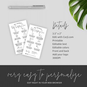 Minimal Body Sculpting Care Guide, Editable Body Contouring Pre & Post ...