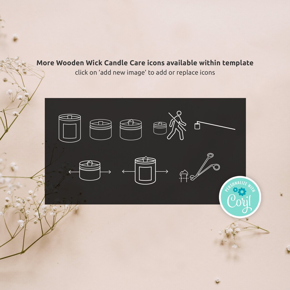 Wooden Wick Candle Safety Guide Template MINI Candle Do's - Etsy