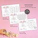 Heart Cake Cutting Guides Template, Custom Cake Serving Instructions ...
