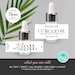 Mini Dropper Bottle Label Template, Editable Cuticle Oil Wraparound ...