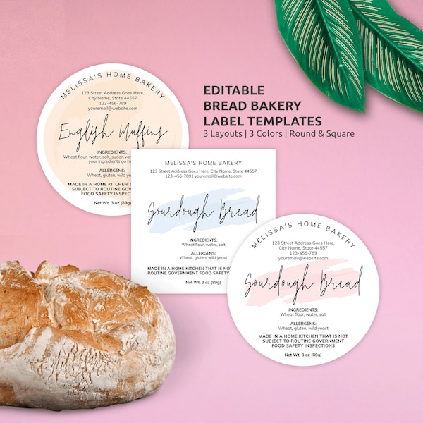 Square Cottage Bakery Stickers - Etsy