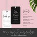 Printable Hang Tag Template Thank You Swing Tags Custom - Etsy