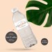 Editable Water Bottle Label Template, Custom Still Water Wrapper ...