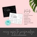 Contact Lenses Care Card Template, Editable Contacts Care Guide ...