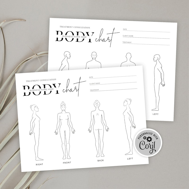 Body Outline Template - Etsy UK